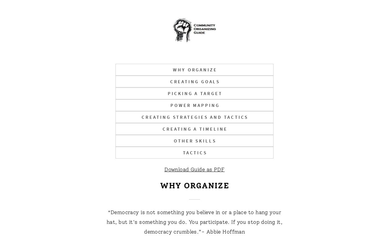 Community Organizing Guide
